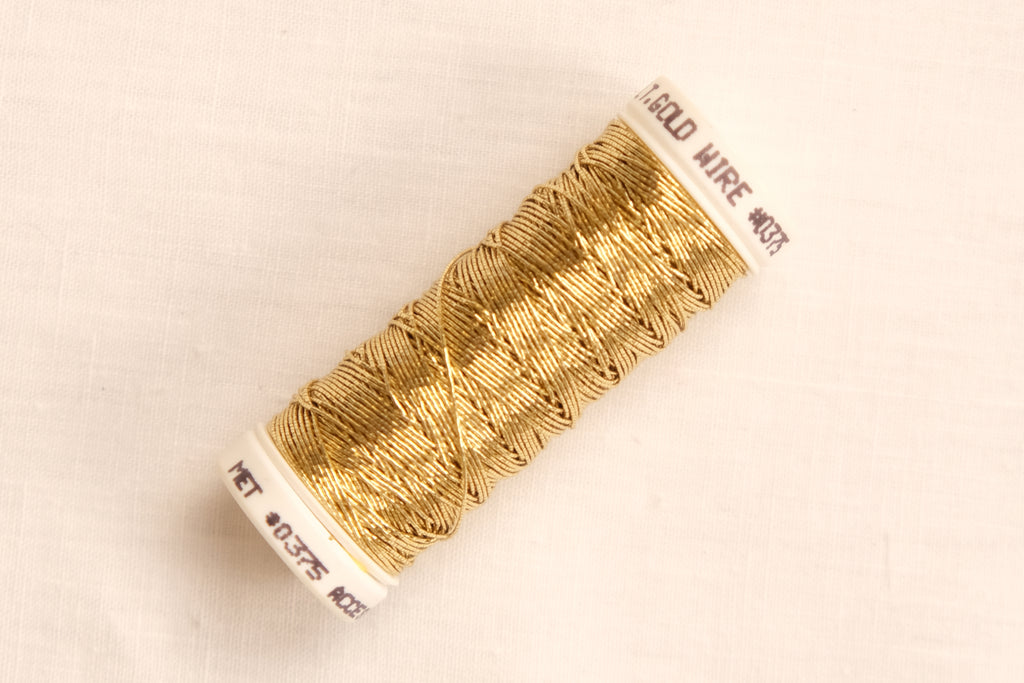 Gold Wyre Threads - Faux Metal - Thistle Threads