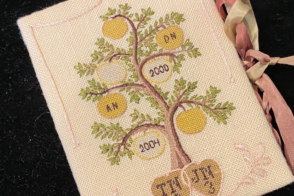 Middlesex Tree Sampler Needlebook - Thistle Threads