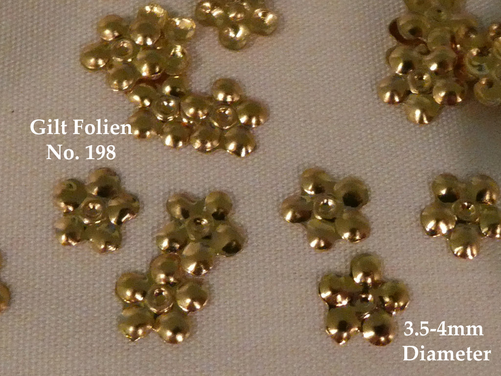 Die Stamped Gilt Spangles – Thistle Threads